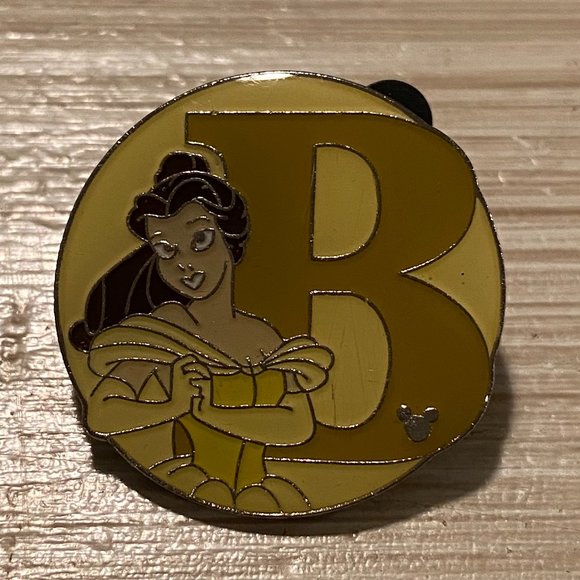 Disney | Accessories | B Alphabet Belle Hidden Mickey Pin 209 | Poshmark